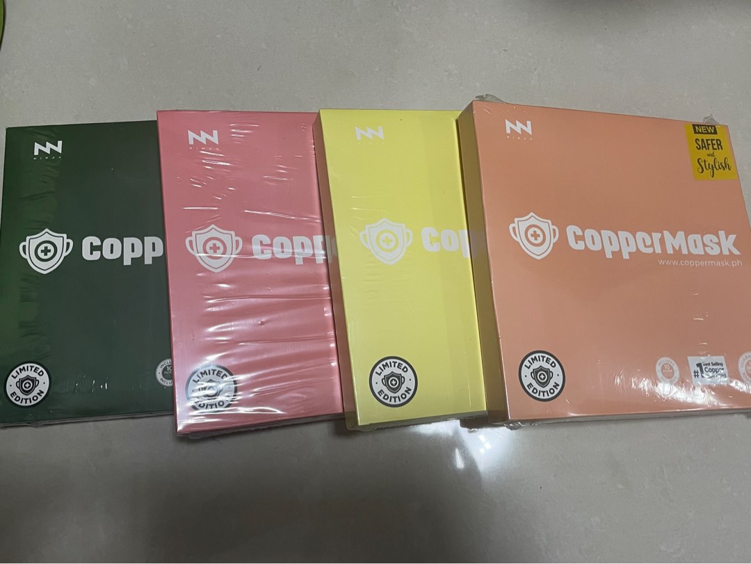 Copper Mask, Health & Nutrition, Face Masks & Face Shields on Carousell
