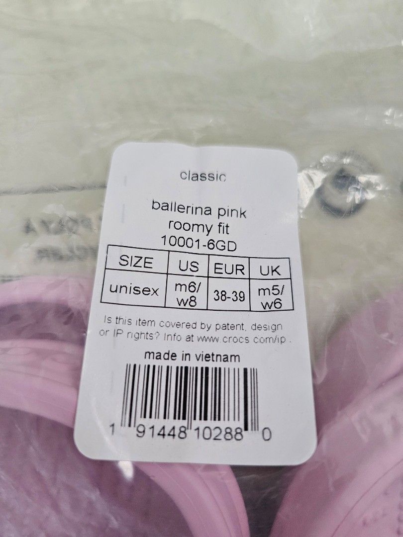 Crocs Ballerina Pink Classic Clog Womens Fashion Footwear Sandals On Carousell