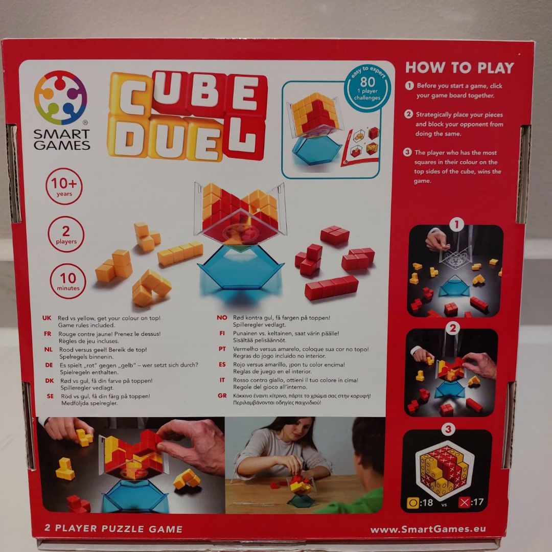 Cube duel game, Hobbies & Toys, Toys & Games on Carousell
