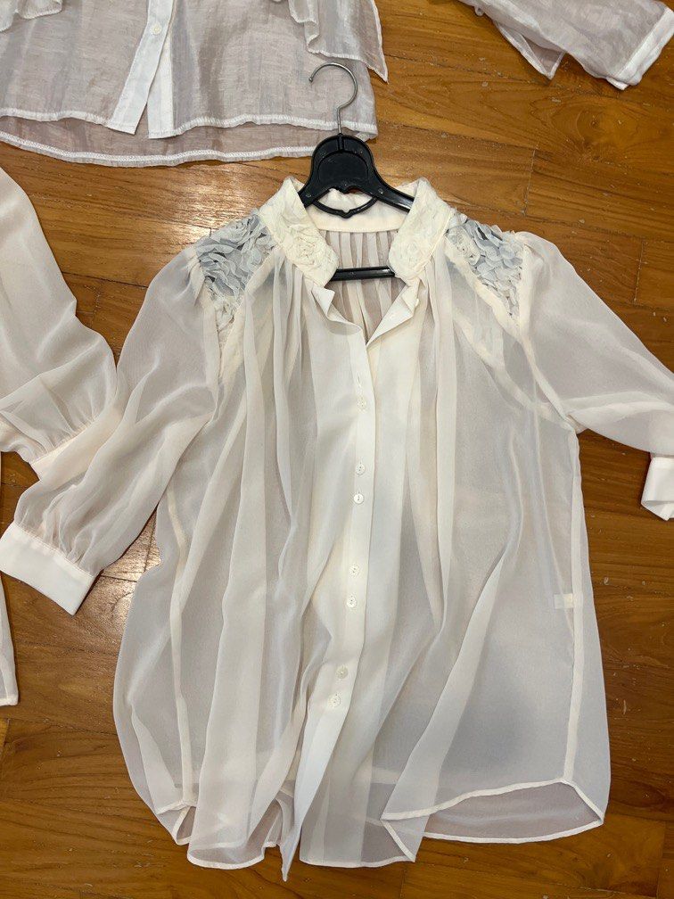 Dainty Blouses from Korea 3 to go, Women's Fashion, Tops, Blouses on ...