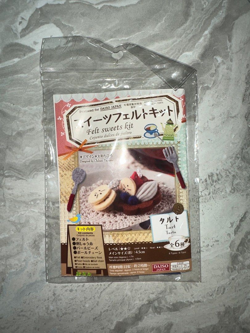 DAISO FELT SWEETS KIT, Hobbies & Toys, Stationery & Craft, Craft ...