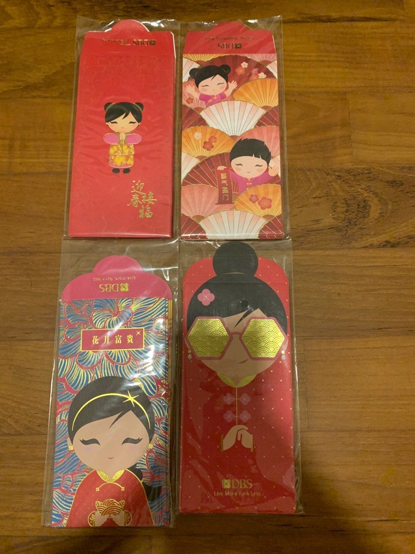Dbs red packet , all for $3, Hobbies & Toys, Stationery & Craft, Craft ...