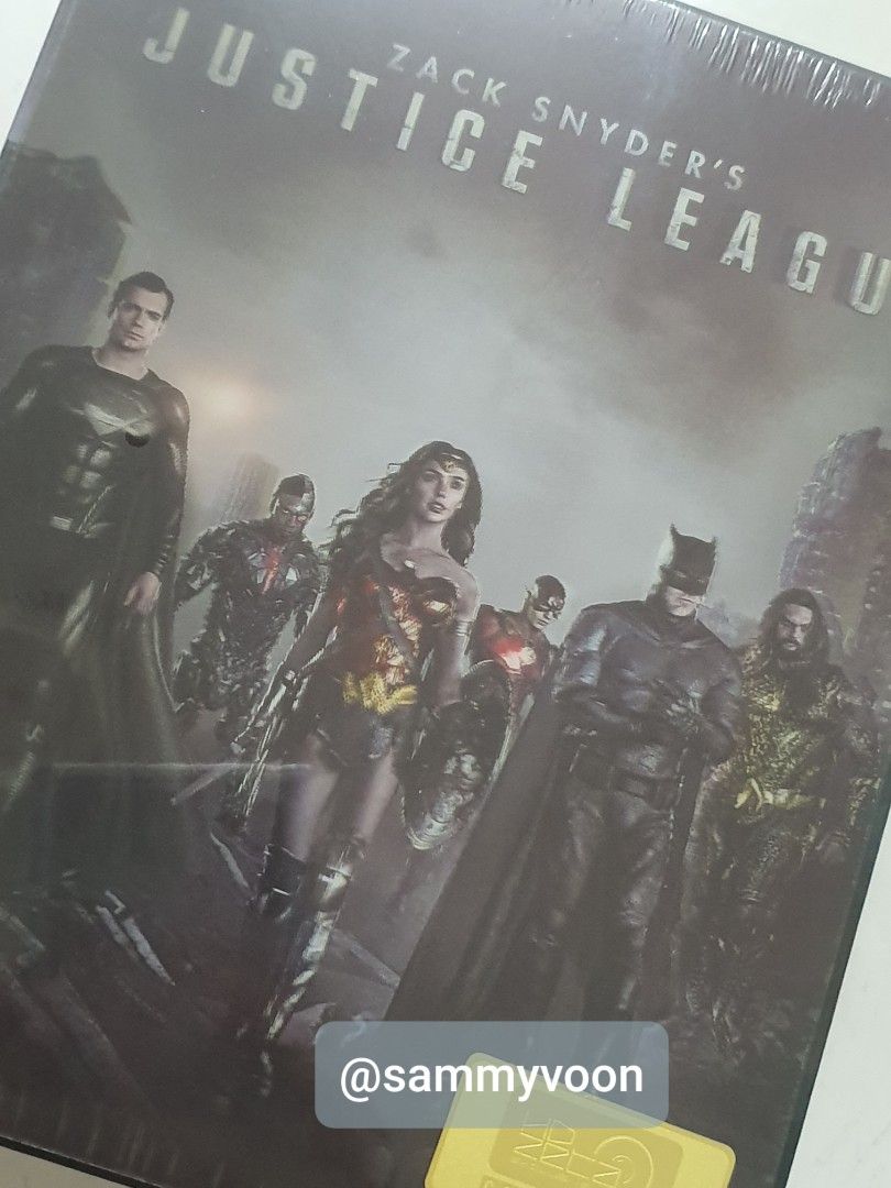 DC Zack Snyder's Justice League HDZeta 4K Ultra HD + 2D Blu Ray Steelbook Exclusive Gold Label ...