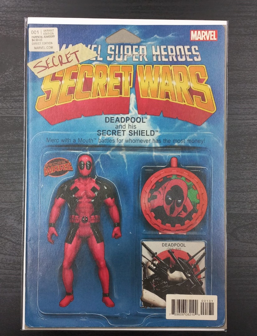 Deadpool's Secret Secret Wars OS AF Variant (2015), Hobbies & Toys ...