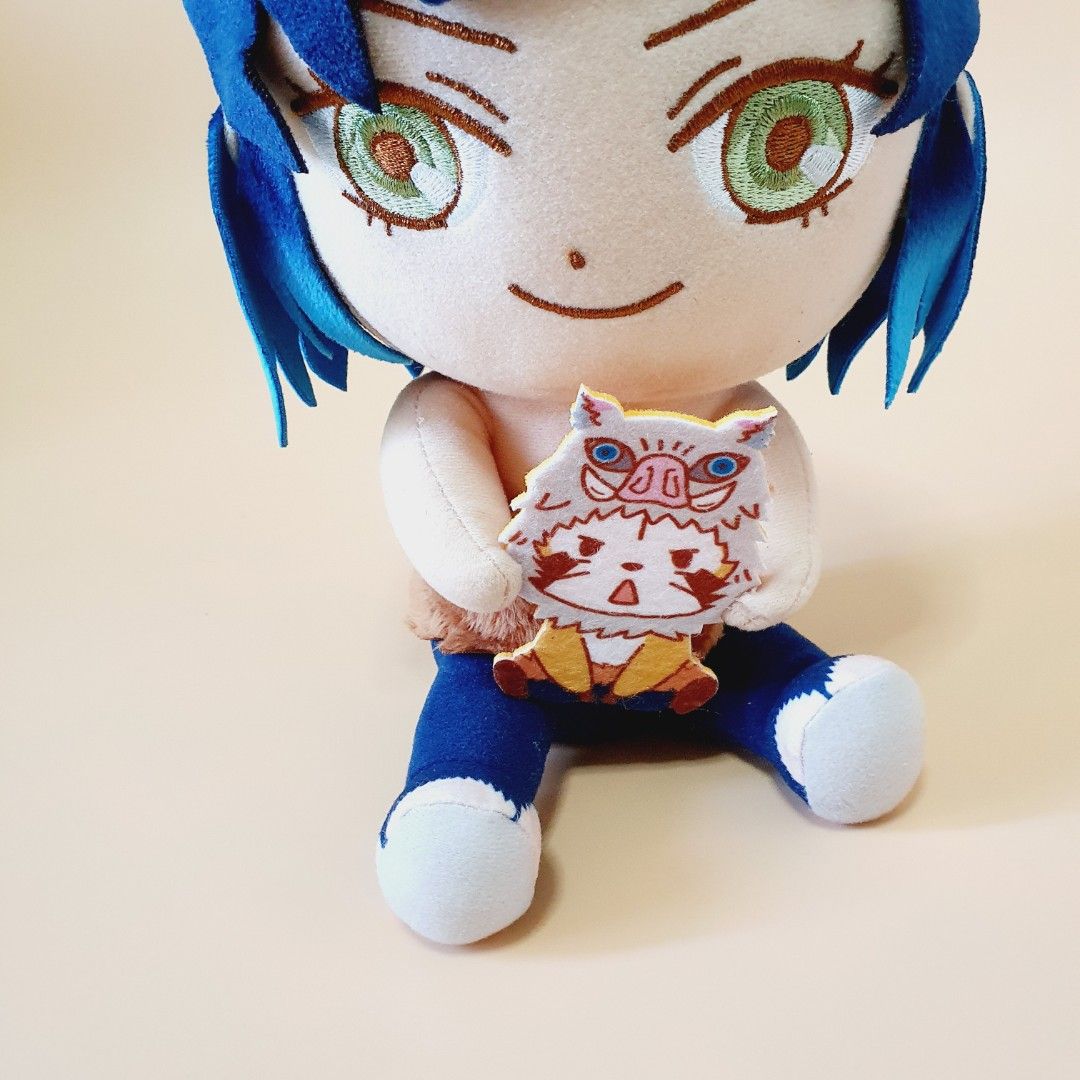 Demon Slayer Kimitsu no Yaiba x Rascal Inosuke Plush Stuff Toy, Hobbies ...