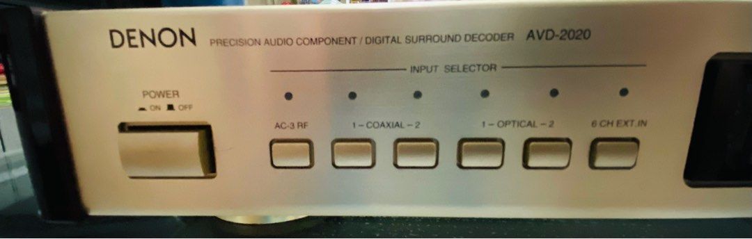 Denon AVD-2020 Digital Surround Decoder, Audio, Soundbars, Speakers ...