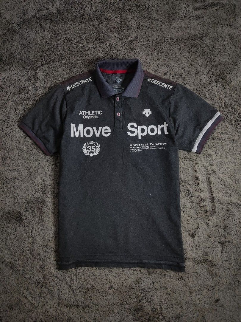 Descente Poloshirt, Men's Fashion, Tops & Sets, Tshirts & Polo Shirts on Carousell