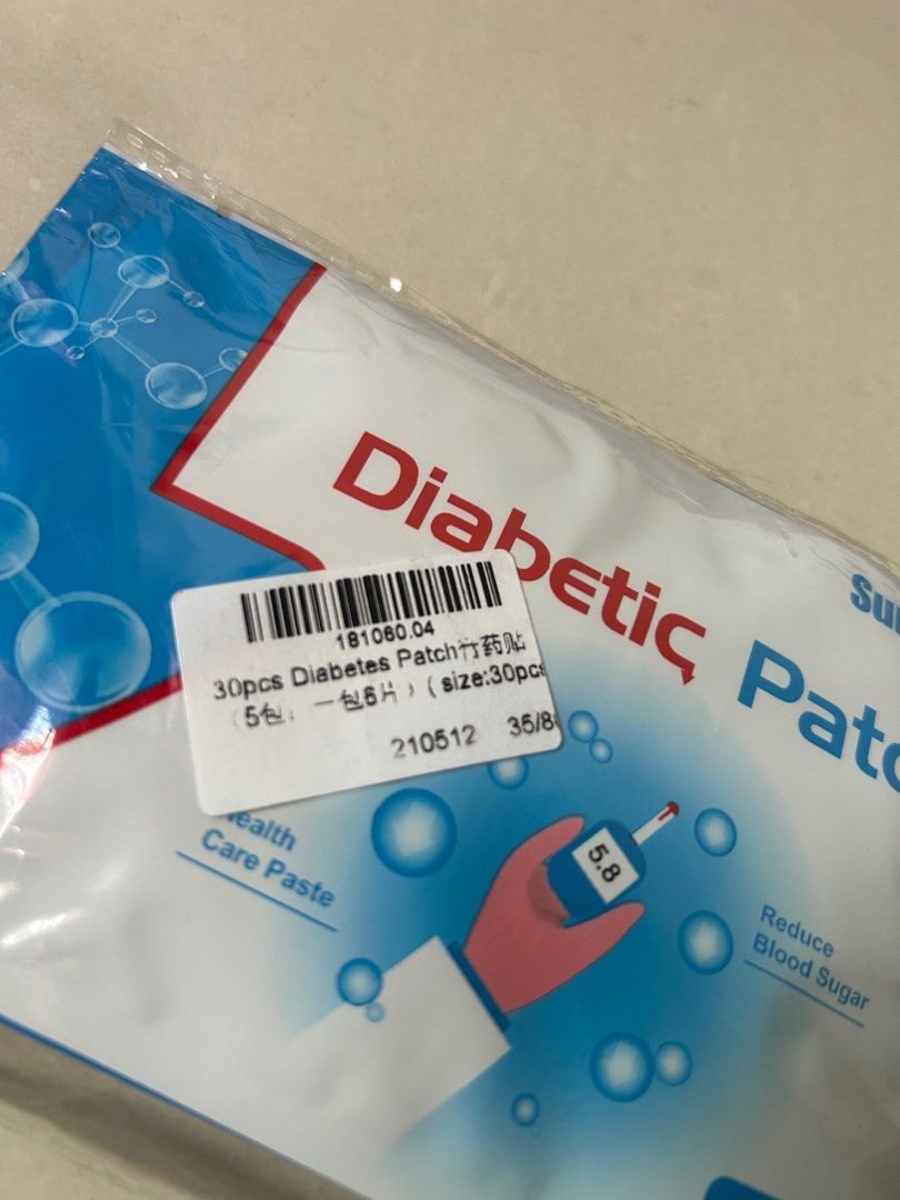 Diabetic patch, Health & Nutrition, Assistive & Rehabilatory Aids ...