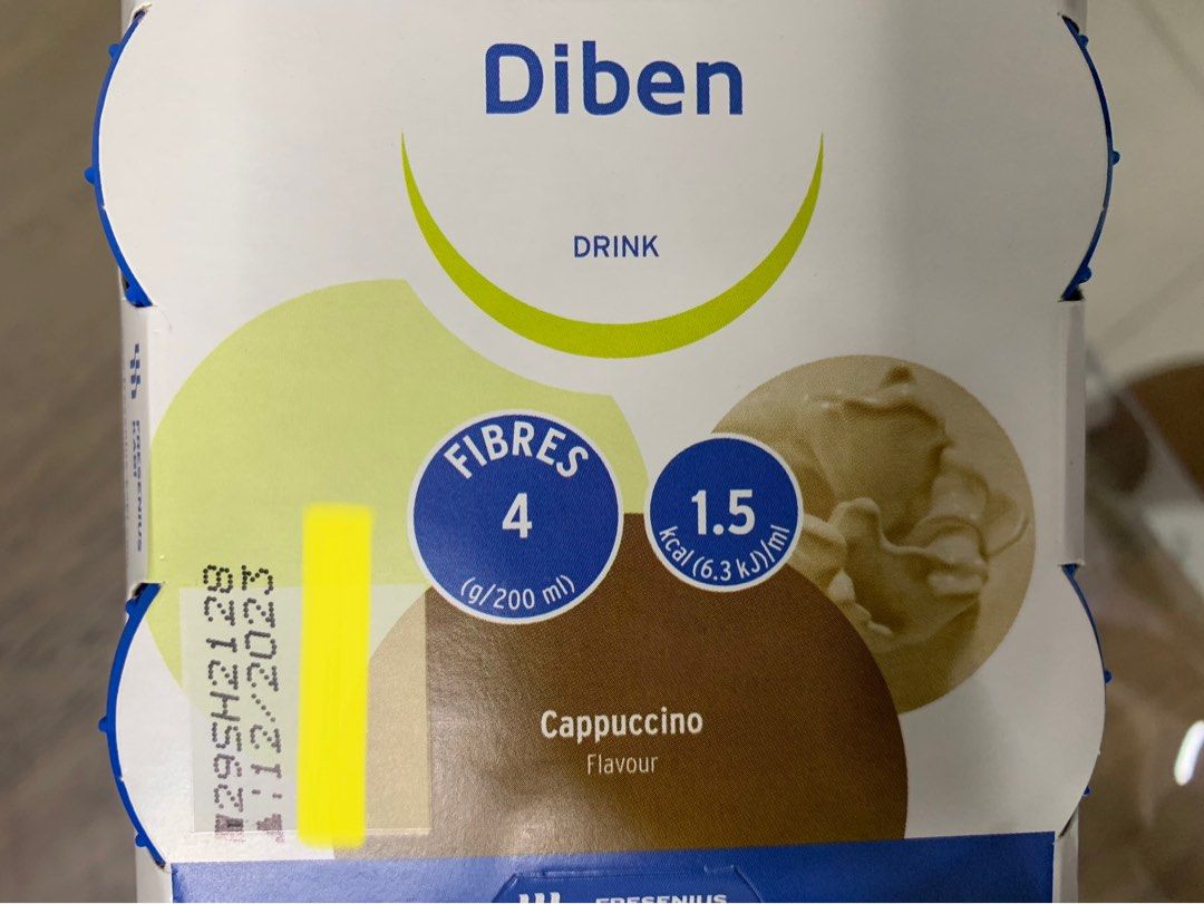Diben cappuccino 200ml (4 pack bundle), Health & Nutrition, Assistive ...