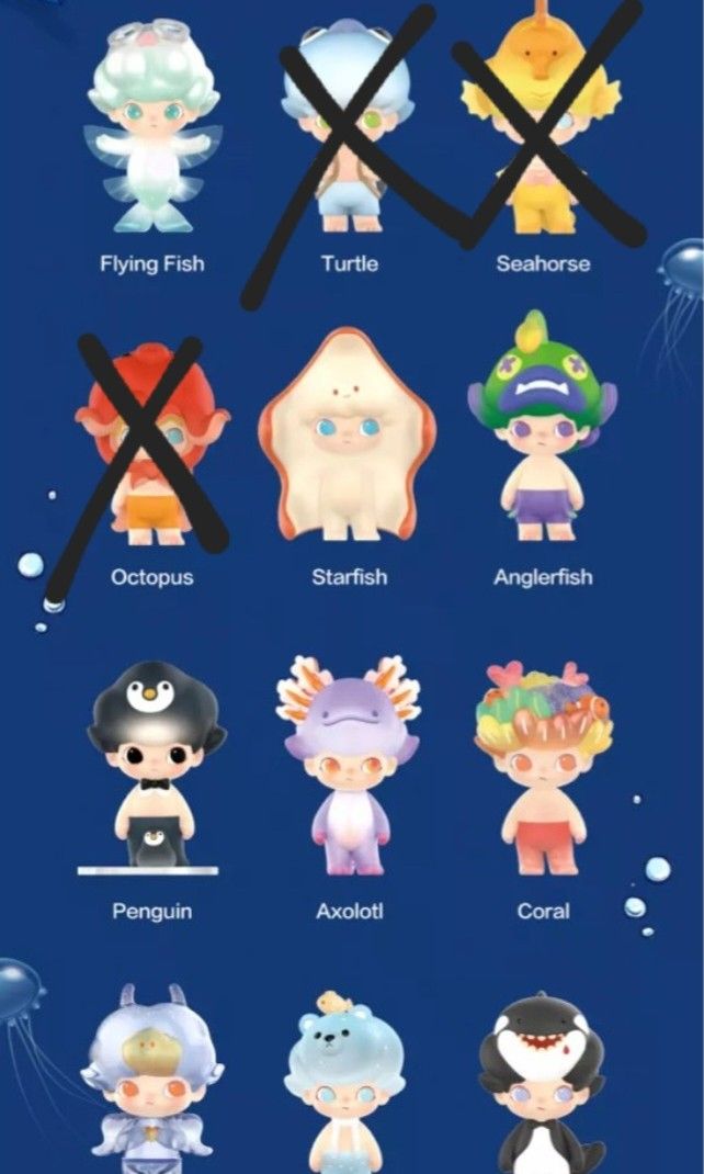 dimoo aquarium series, Hobbies & Toys, Toys & Games on Carousell