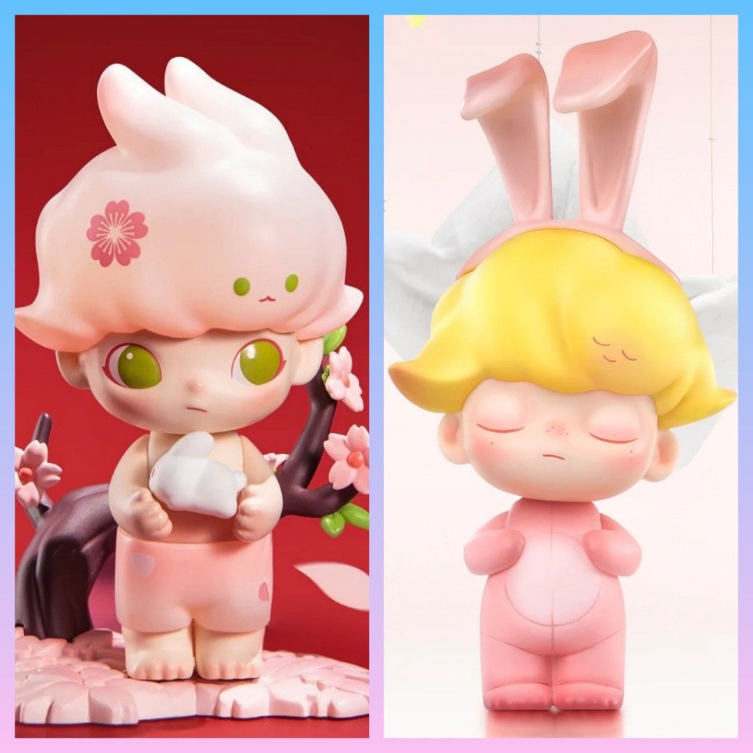 Dimoo CNY The Romantic Encounter and Retro Pajamas Rabbit, Hobbies ...