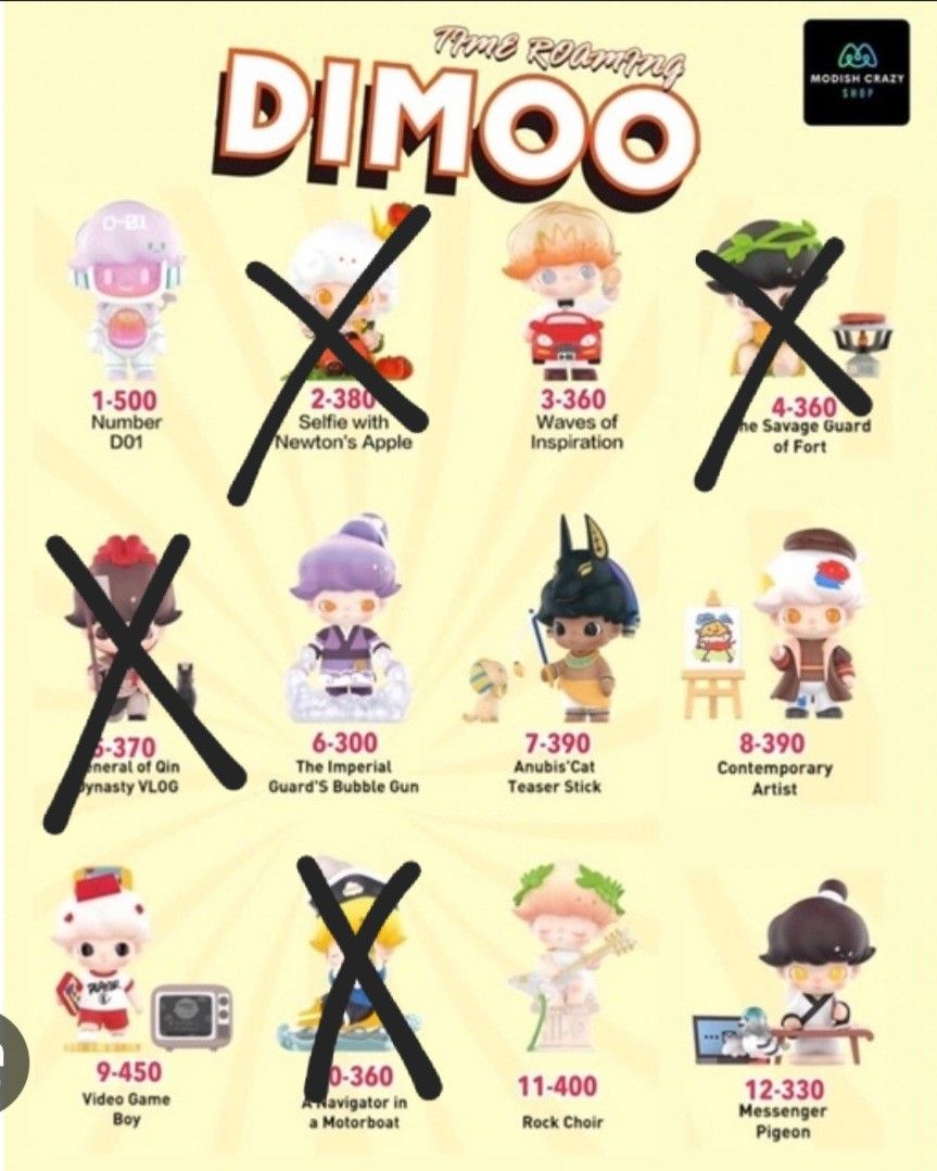 dimoo time roaming, Hobbies & Toys, Toys & Games on Carousell