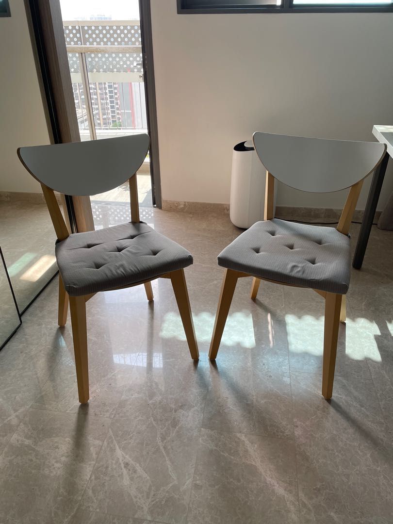 Dining Chairs IKEA, Furniture & Home Living, Furniture, Chairs on Carousell