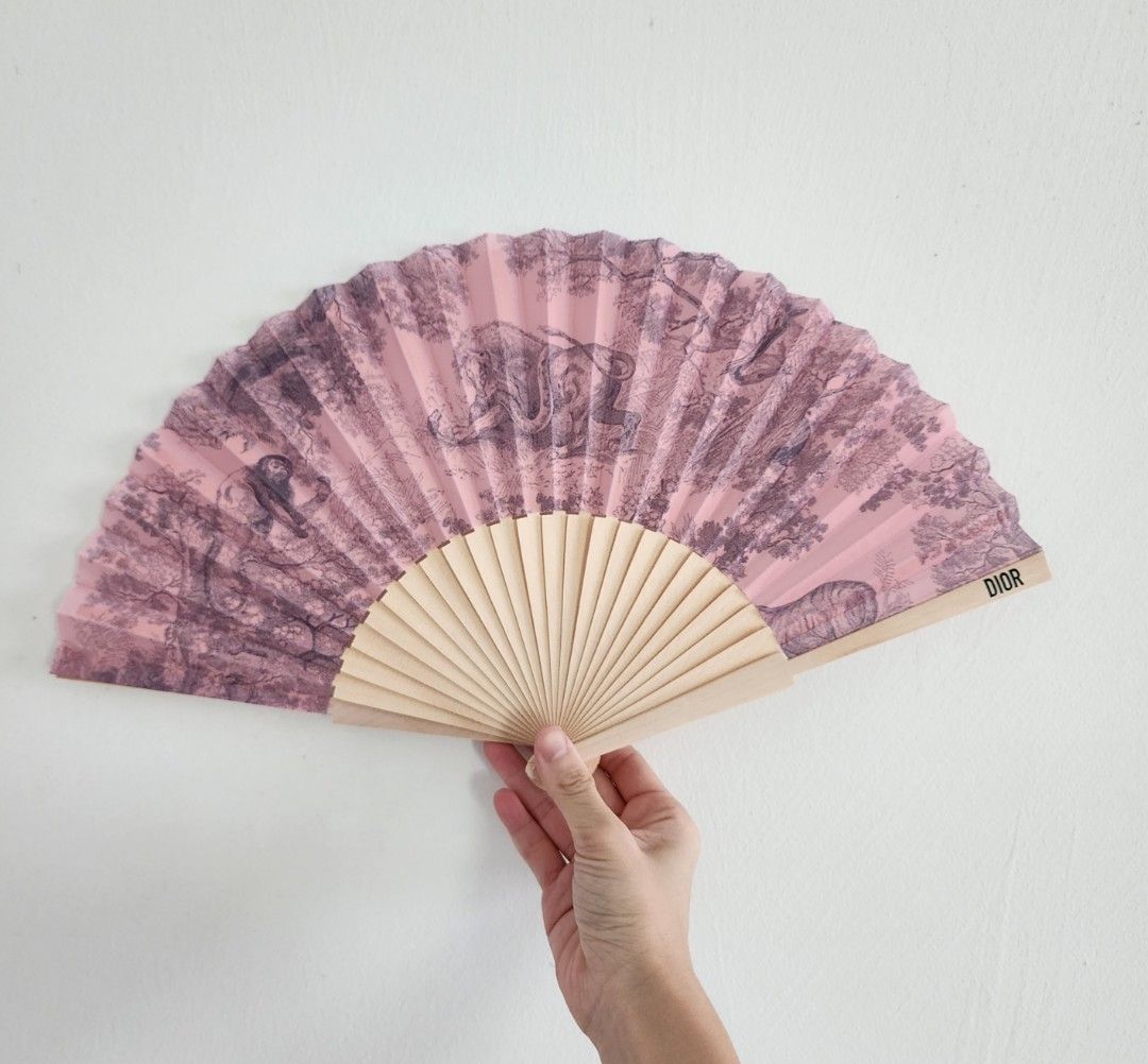 Dior Dioriviera folding fan, Women's Fashion, Watches & Accessories ...