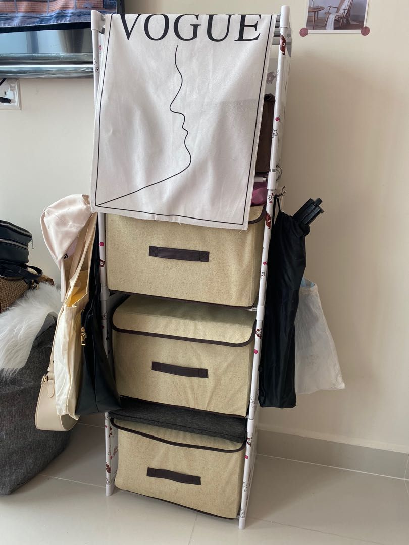 DIY Korean Light Storage Rack, Furniture & Home Living, Home ...