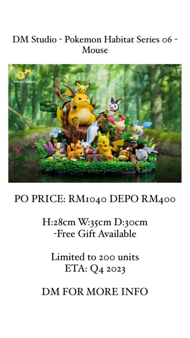 DM Studio - Pokemon Habitat Mouse, Hobbies & Toys, Toys & Games on ...