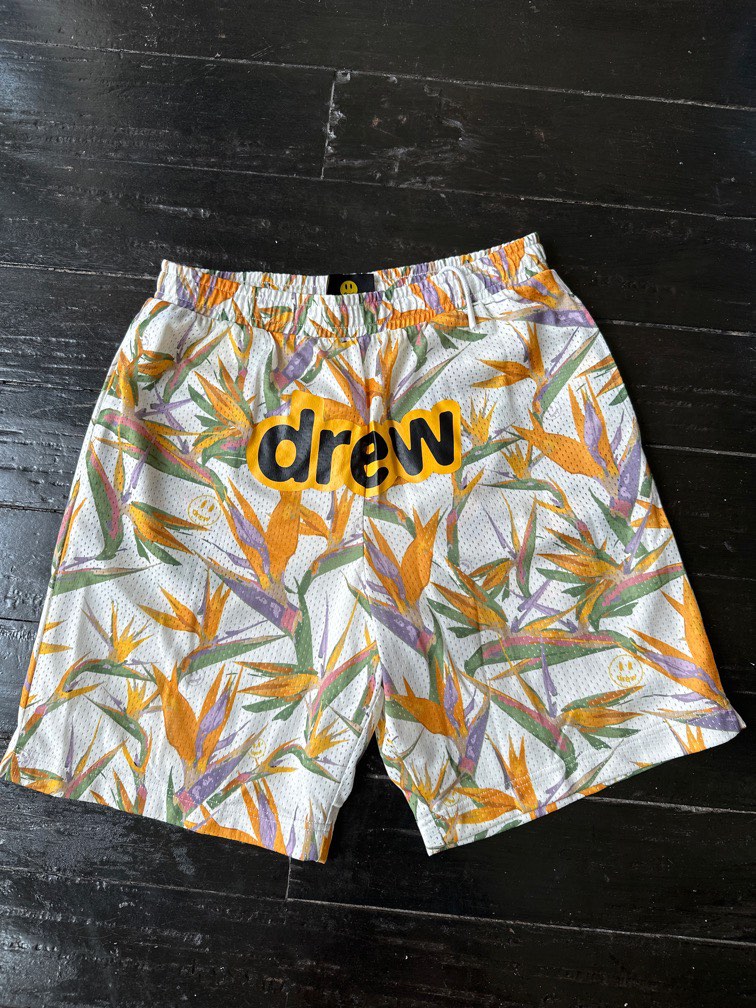 Drew house pattern basketball shorts M medium, Men's Fashion, Bottoms ...