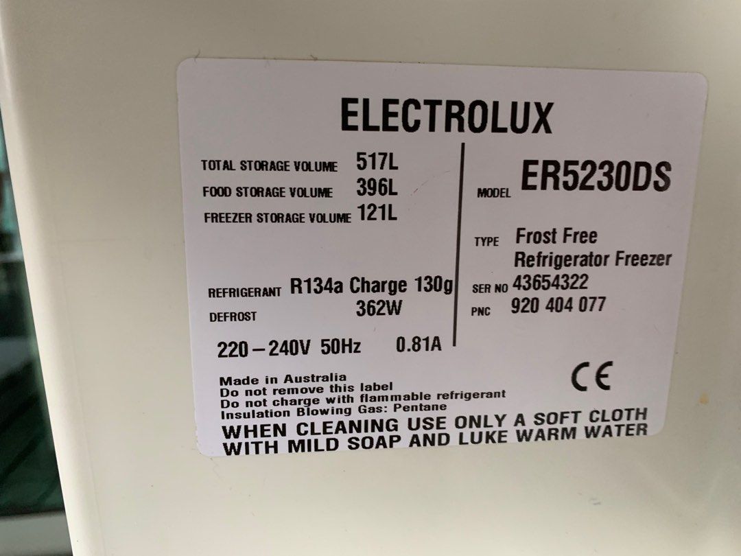 Electrolux fridge for sales, TV & Home Appliances, Kitchen Appliances, Refrigerators & Freezers ...