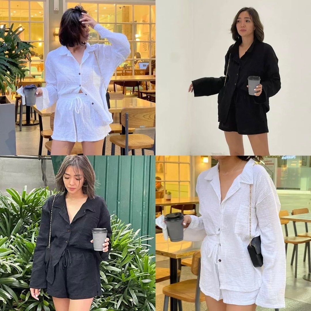 Essentiel Manila Beige Coordinates, Women's Fashion, Dresses & Sets ...