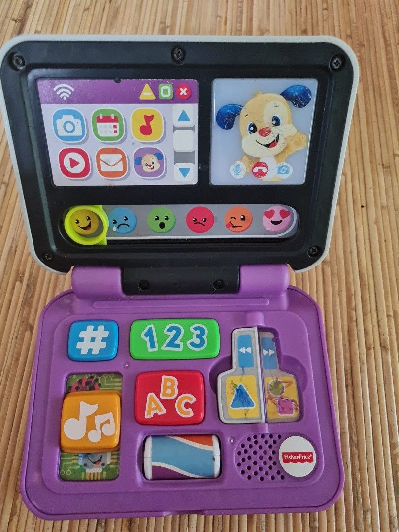 Fisher price laptop baby, Bayi & Anak, Mainan & Baby Walker di Carousell