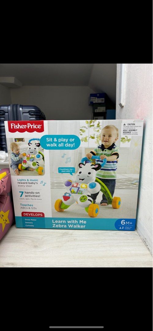 Fisher Price Zebra Walker BNIB, Babies & Kids, Infant Playtime on Carousell