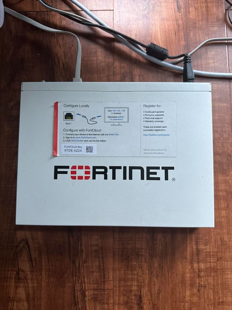 Fortinet FortiGate 60E Firewall, Computers & Tech, Parts & Accessories ...