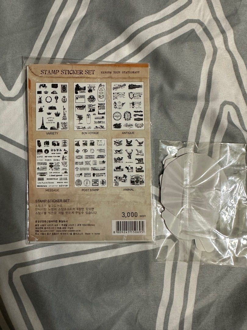 Free Stamp Sticker Set + Extra stickers, Hobbies & Toys, Stationery ...