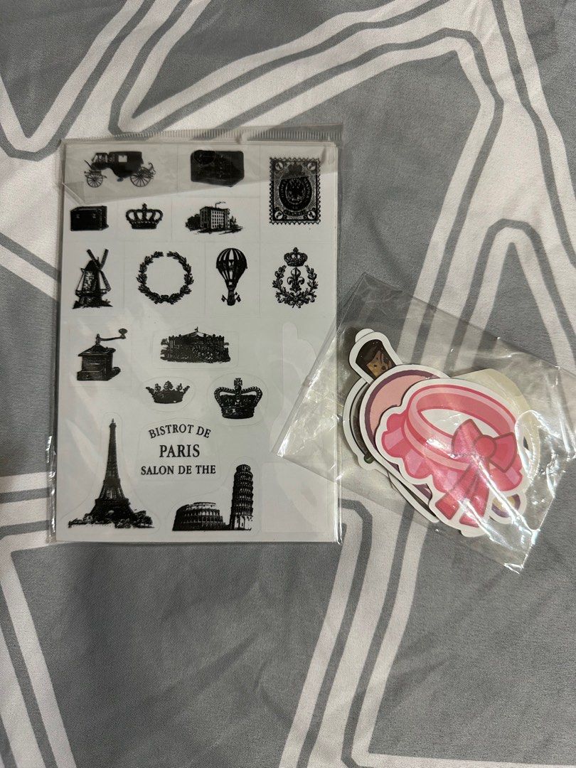 Free Stamp Sticker Set + Extra stickers, Hobbies & Toys, Stationery ...