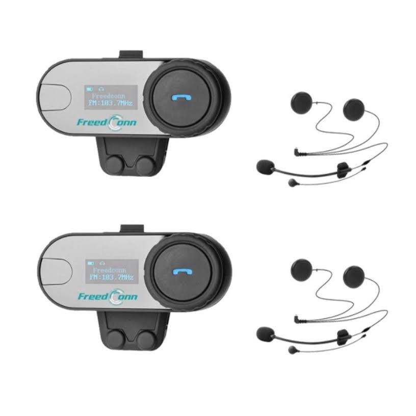 FreedConn T-COM VB Helmet Bluetooth Headset Intercom, Audio ...