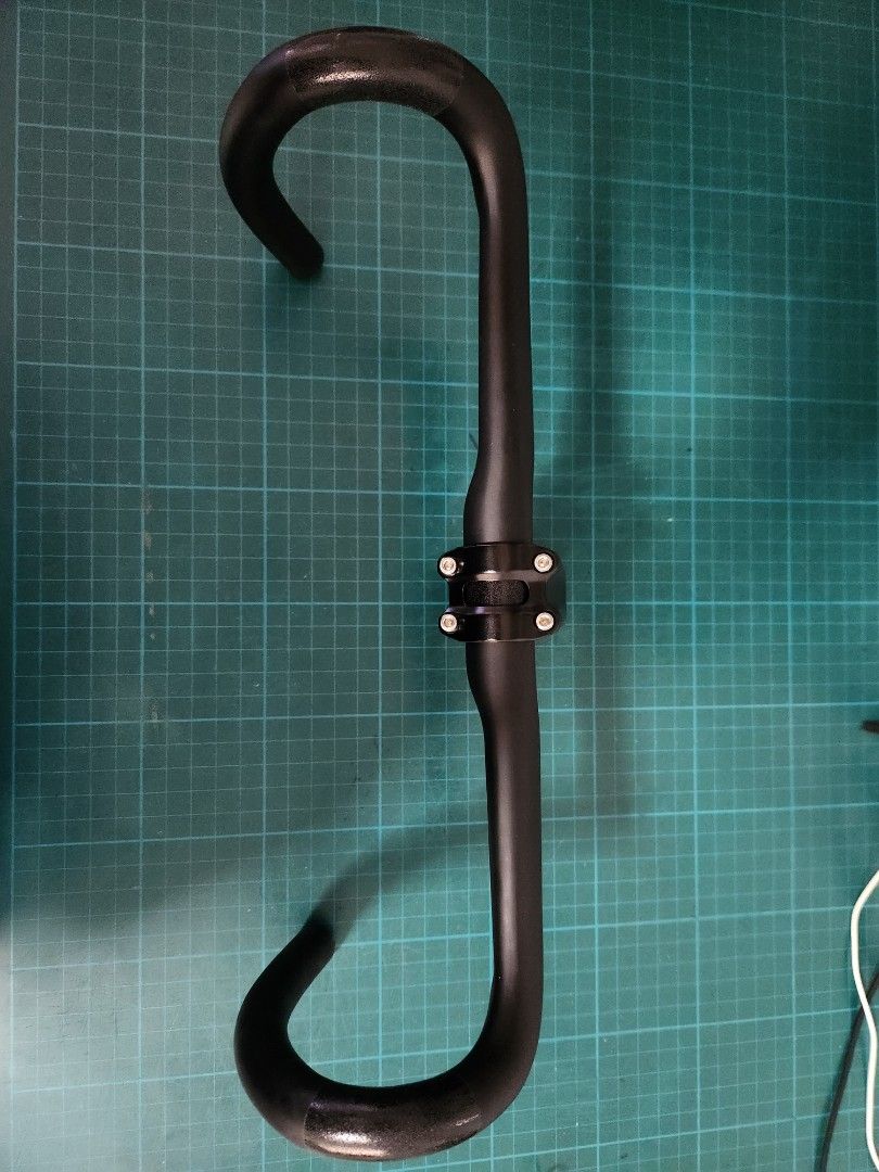 Fully internal cable separate carbon drop bar and stem, Sports ...