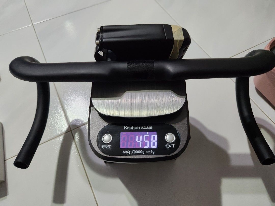 Fully internal cable separate carbon drop bar and stem, Sports ...