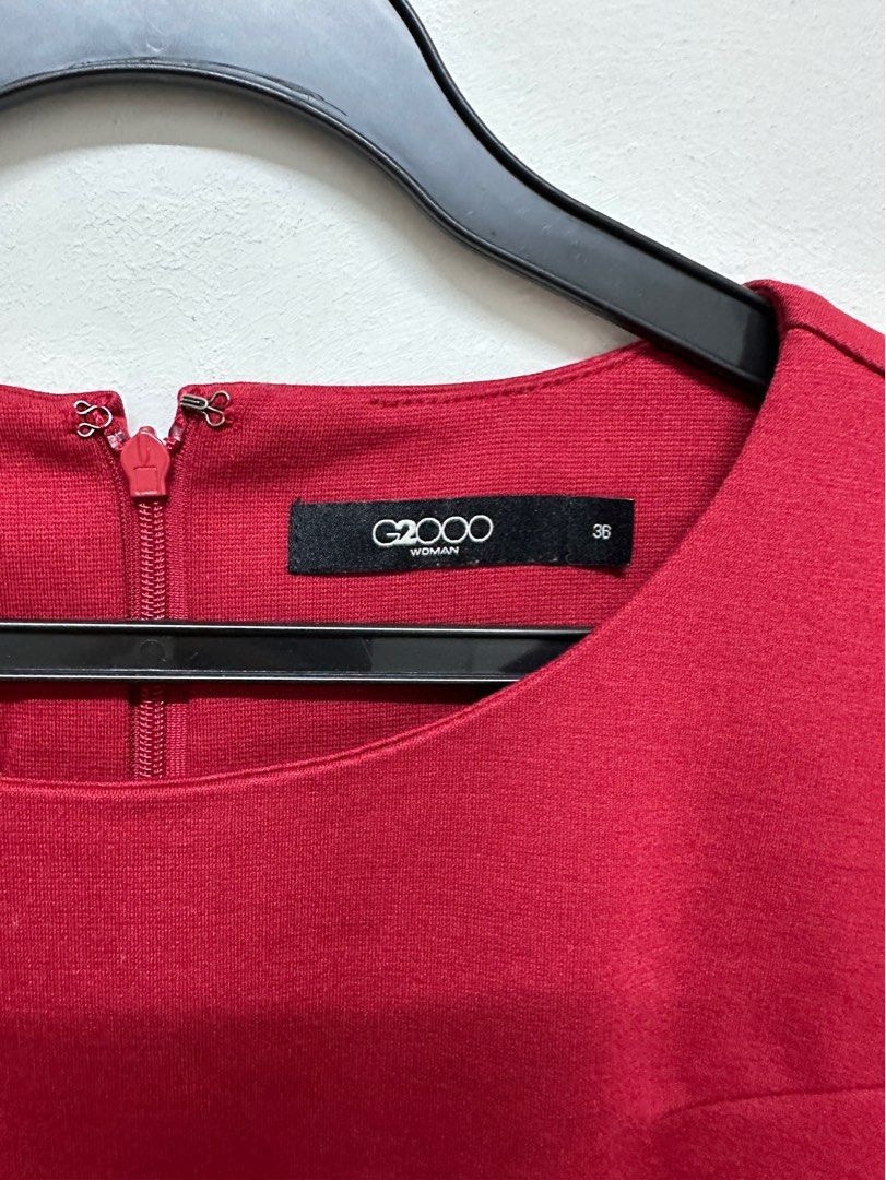 G2000 Red Dress, Women's Fashion, Dresses & Sets, Dresses on Carousell