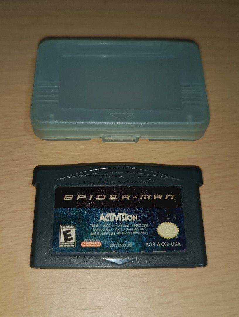 Gameboy Advance Authentic Spider Man Game, Video Gaming, Video Games ...