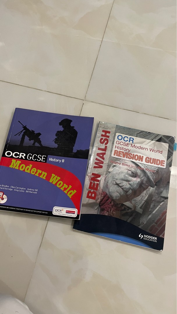 GCSE OCR history textbook + revision guide, 興趣及遊戲, 書本 & 文具, 書本及雜誌 - 補充 ...