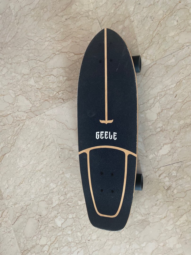 Geele surfskate, Sports Equipment, Sports & Games, Skates, Rollerblades ...