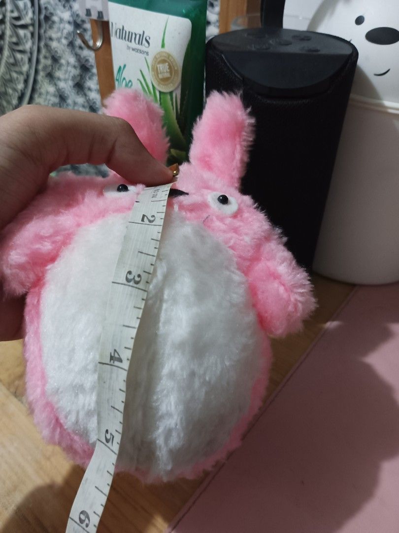 Ghibli Pink Totoro Plushie, Hobbies & Toys, Toys & Games on Carousell