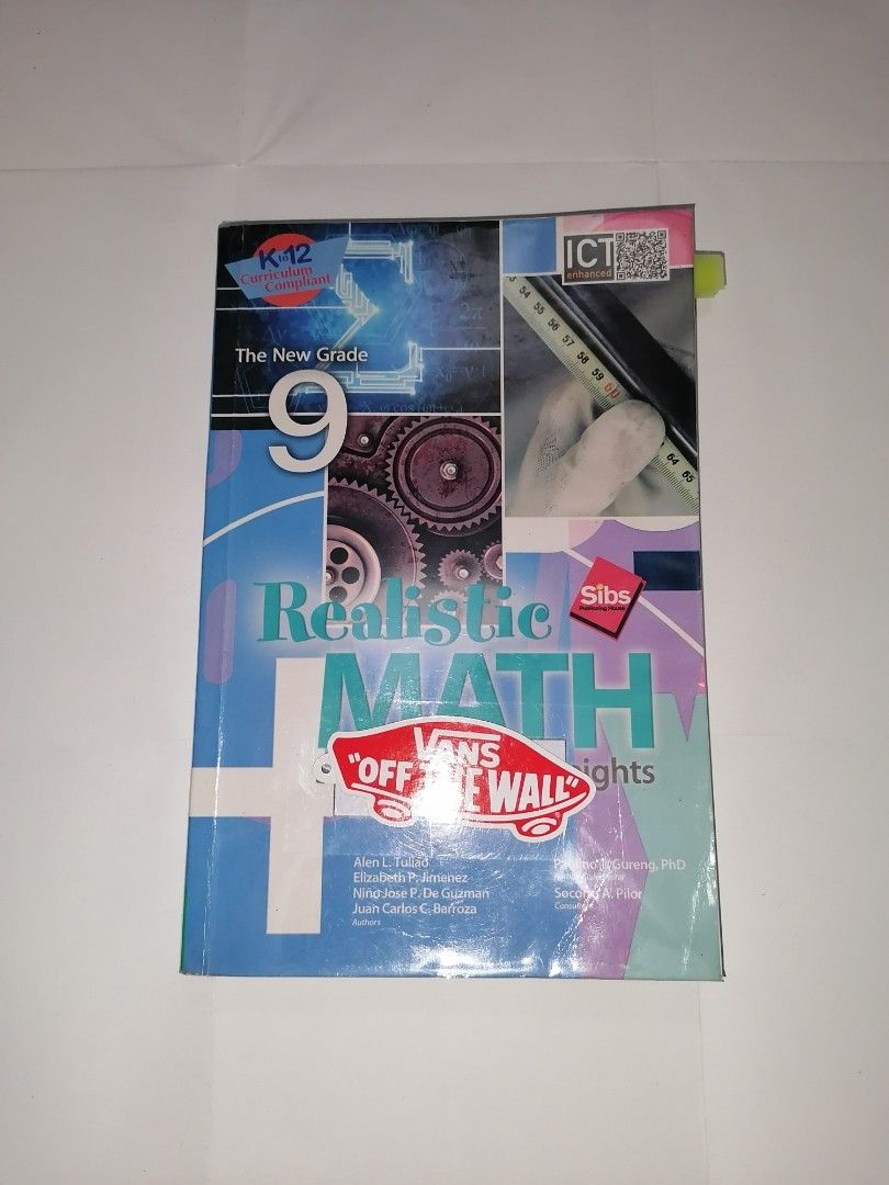 grade 9 books - realistic math 9, Hobbies & Toys, Books & Magazines ...