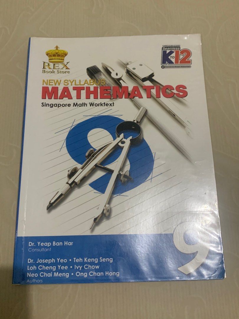 Grade 9 Math Book - New Syllabus Mathematics on Carousell