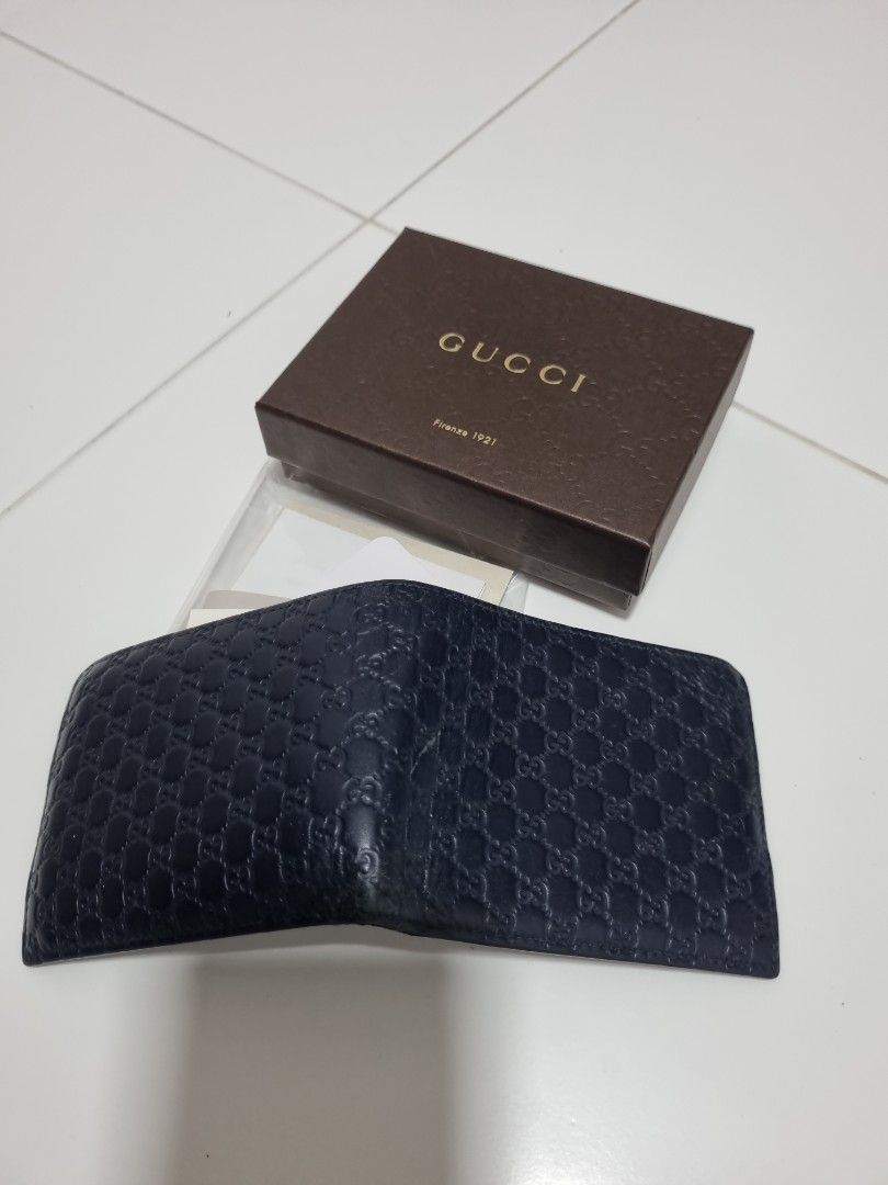 Gucci Mens Blue Microguccissima Mens Wallet (With official receipt from ...