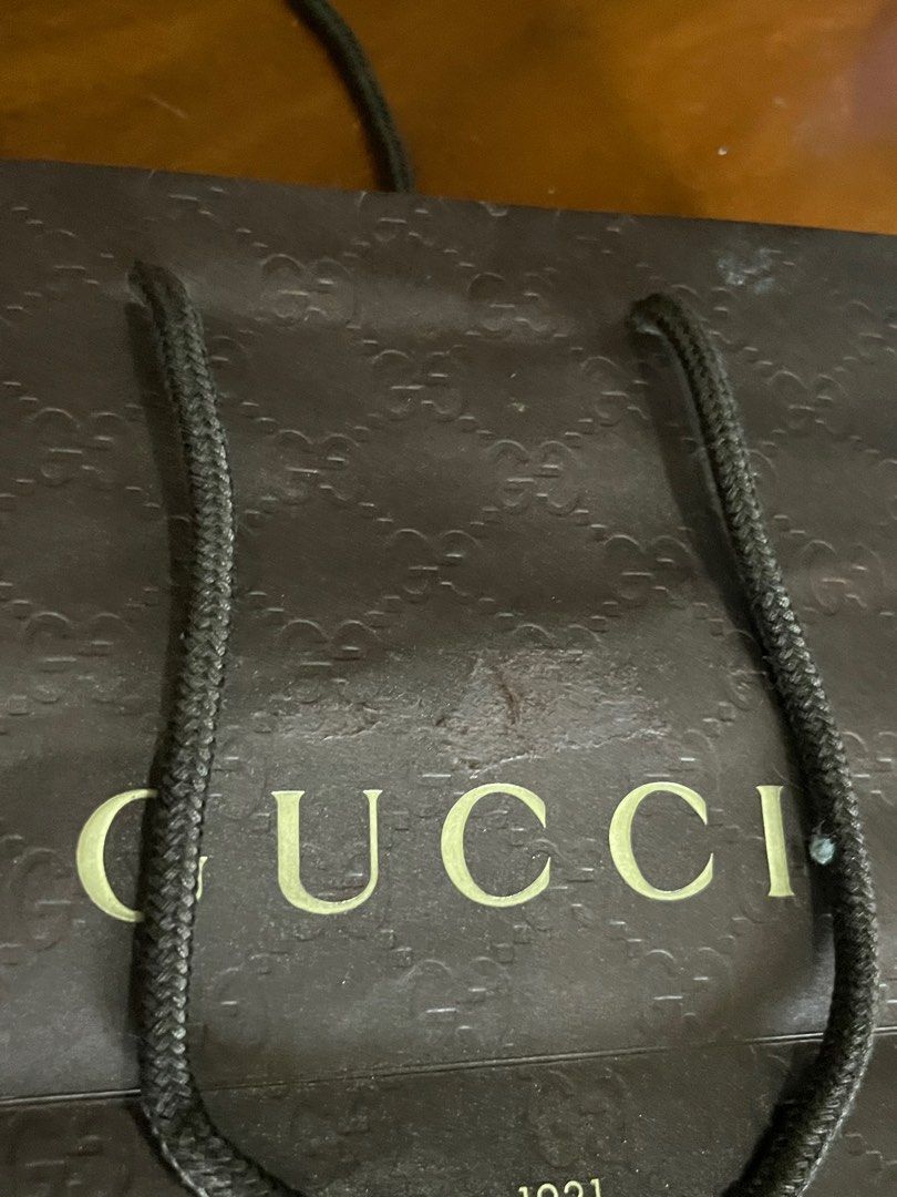 GUCCI PAPER BAG, Luxury, Bags & Wallets on Carousell