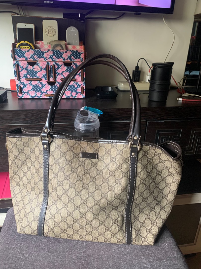 Gucci tote authentic bag, Luxury, Bags & Wallets on Carousell