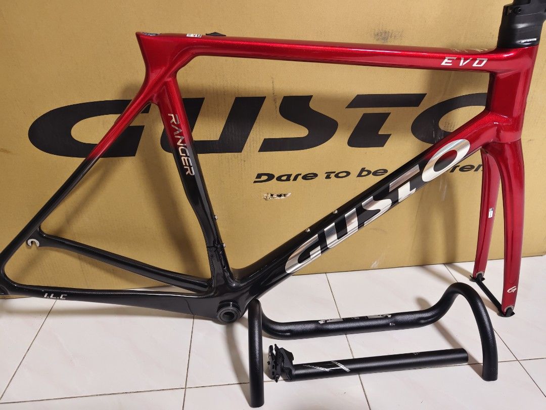Gusto ranger evo carbon roadbike frameset, Sports Equipment, Bicycles ...