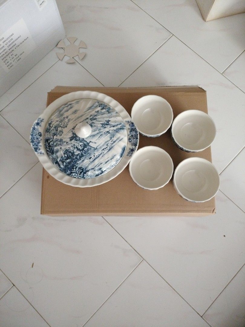 Handcraft ceramic ware by elegant casserole Johnson, Furniture & Home ...
