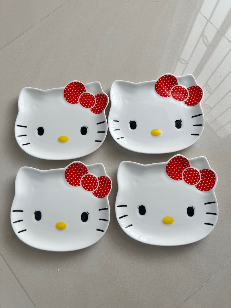 Hello kitty ceramics plates, Furniture & Home Living, Kitchenware ...