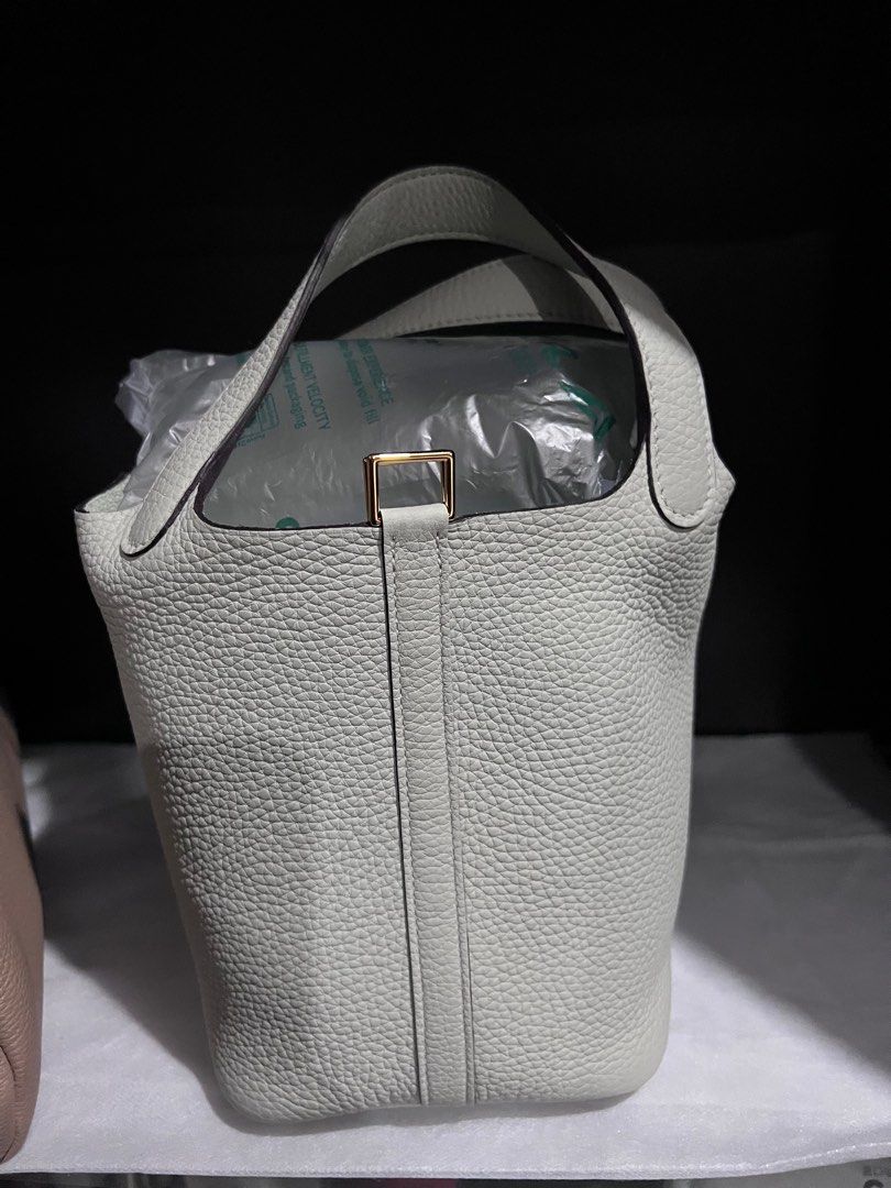Hermes Picotin 18 Gris Neve New ghw on Carousell