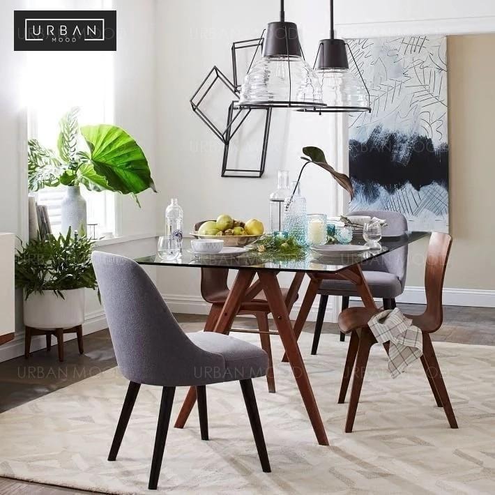 HERVE Mixed Element Dining Table, Furniture & Home Living, Furniture, Tables & Sets on Carousell