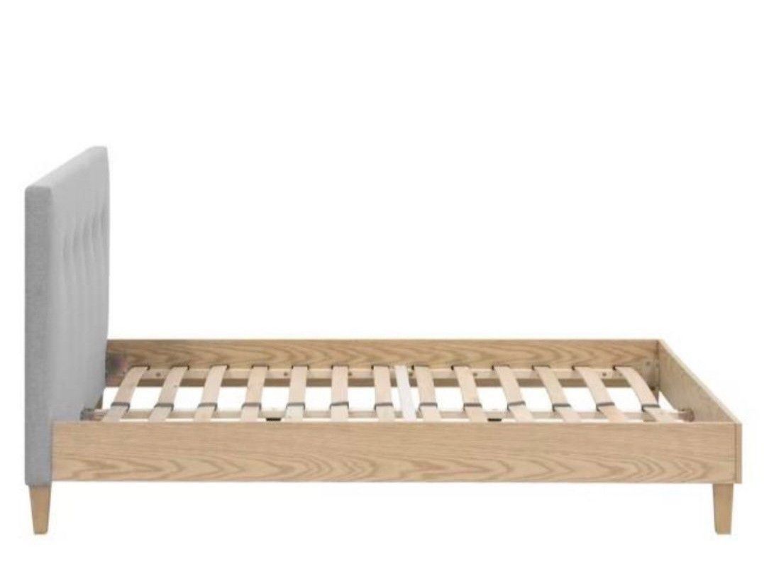 Hipvan Landon Queen Bed Frame- Oak, Furniture & Home Living, Furniture ...