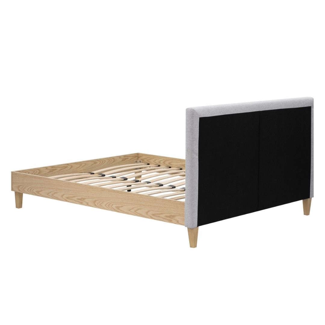 Hipvan Landon Queen Bed Frame- Oak, Furniture & Home Living, Furniture ...