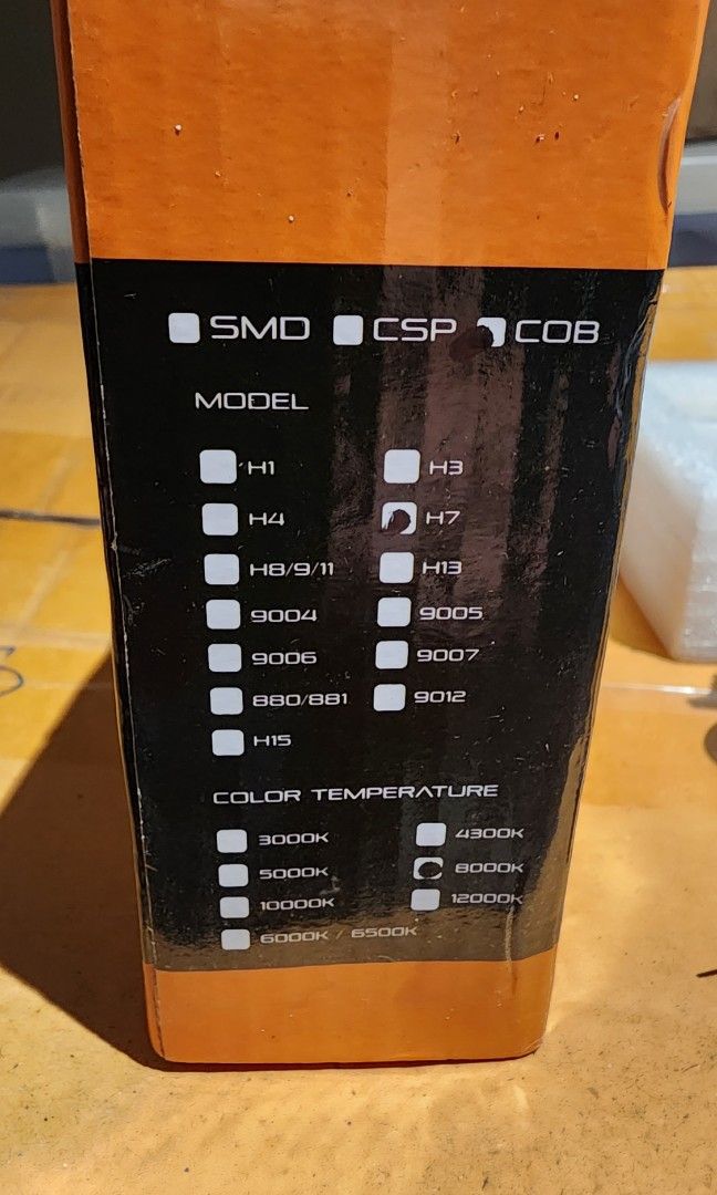 HLXG led bulb H7 car headlight, Car Accessories, Electronics & Lights ...