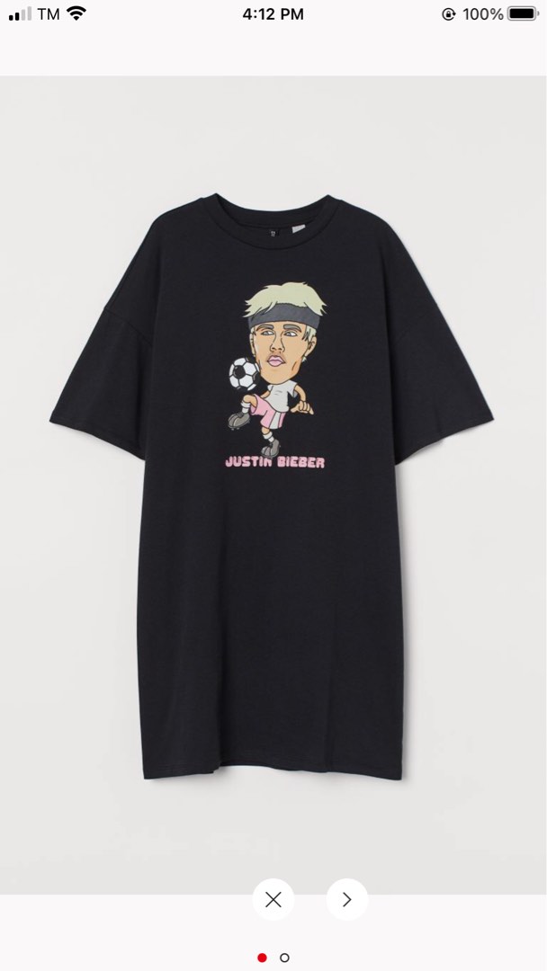 H&M T-shirt Dress on Carousell